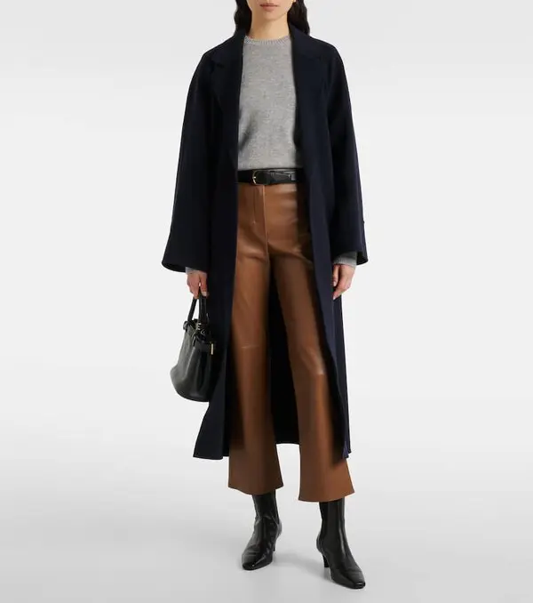 Max Mara Sublime Cropped Bootcut Pants - Brown