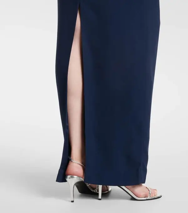 TALLER MARMO Feathered Eternity Maxi Dress