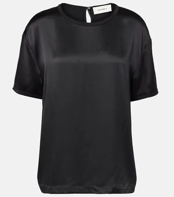 LISA YANG Silk Top - Blue
