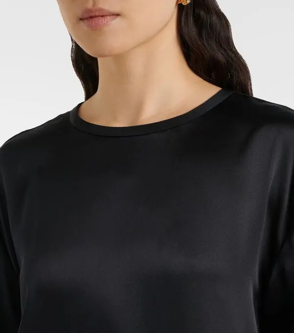 LISA YANG Silk Top - Blue