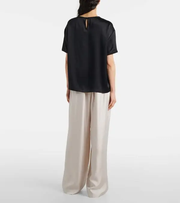 LISA YANG Silk Top - Blue