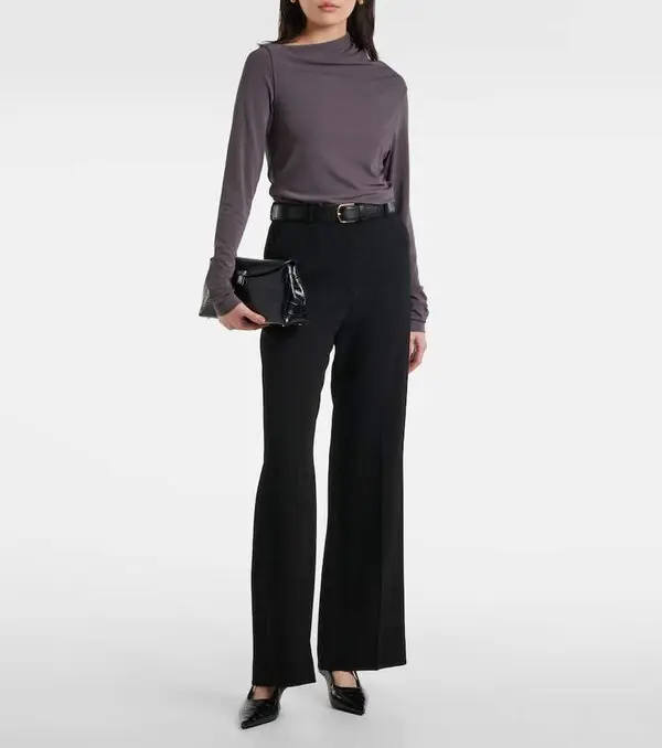TOTEME Draped Jersey Top