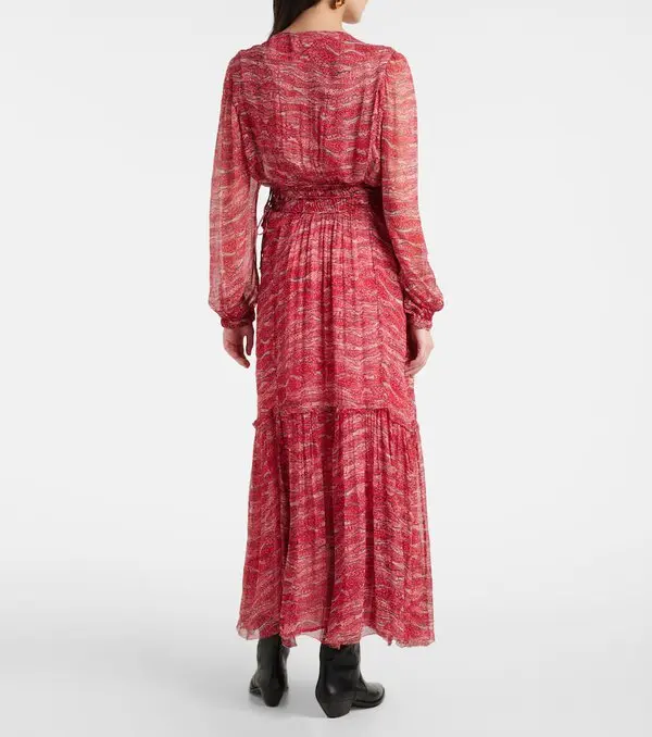 MARANT ETOILE Amara Chiffon Maxi Dress
