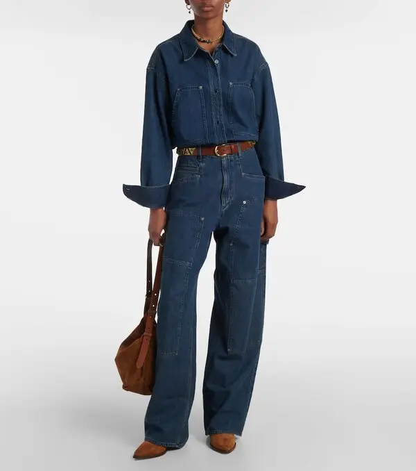 MARANT ETOILE Ophra Straight Leg Jeans