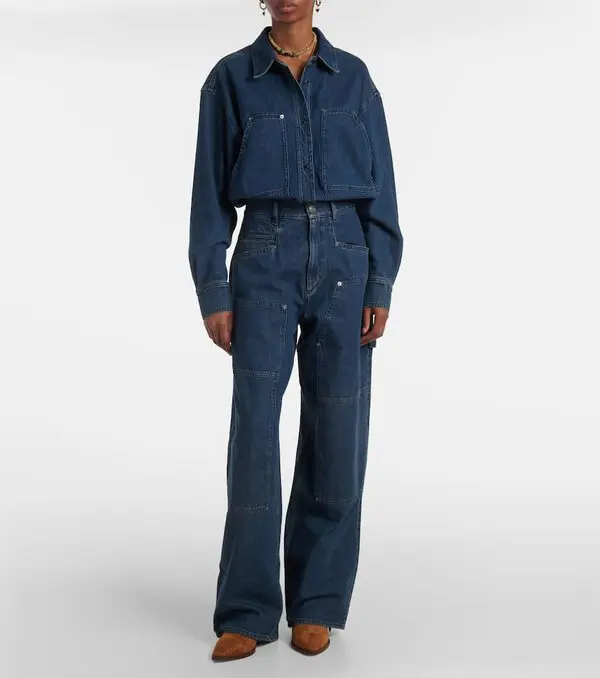 MARANT ETOILE Ophra Straight Leg Jeans