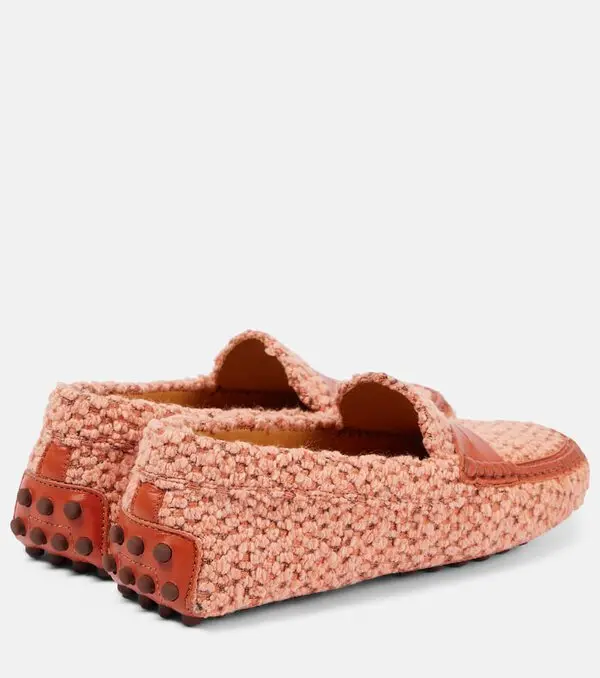 TOD'S Gommino Bouclé Driving Shoes