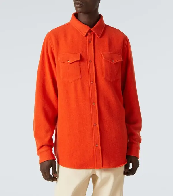 GOD'S TRUE CASHMERE Fire Cashmere Shirt