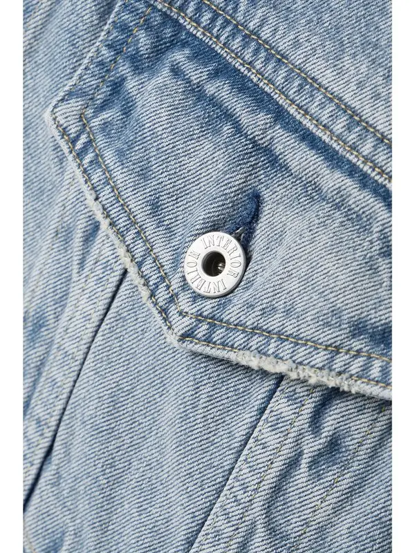 INTERIOR Remy Denim Trucker Jacket