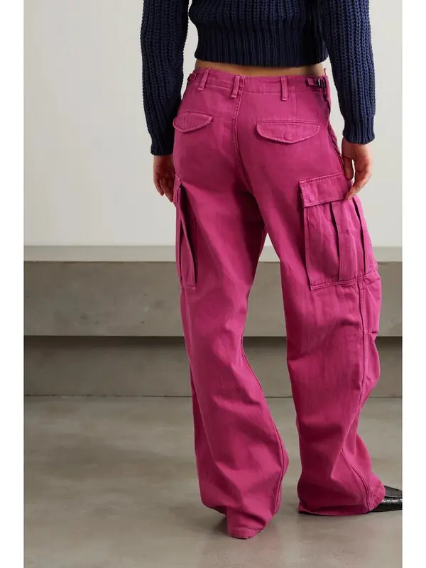 Denimist High-rise Boyfriend Cargo Jeans