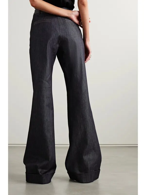 Adam Lippes High-rise Straight-leg Jeans