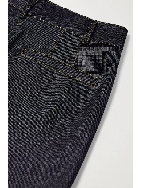 Adam Lippes High-rise Straight-leg Jeans