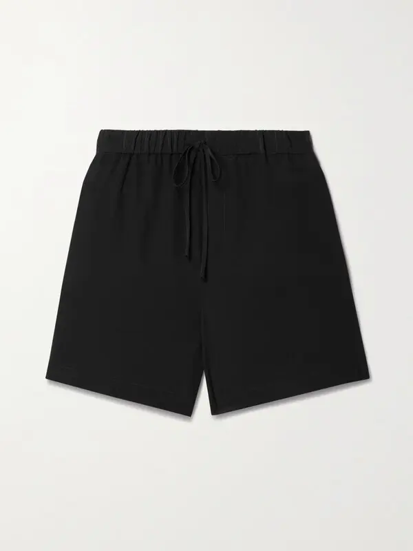 NILI LOTAN Frances Silk-crepe Shorts