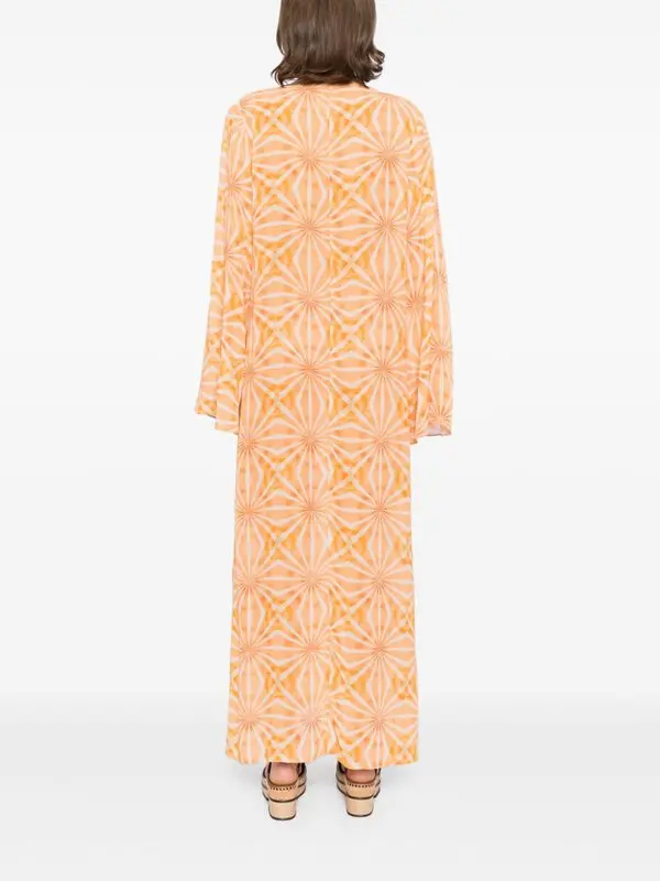 BAMBAH Geometric-print Maxi Dress
