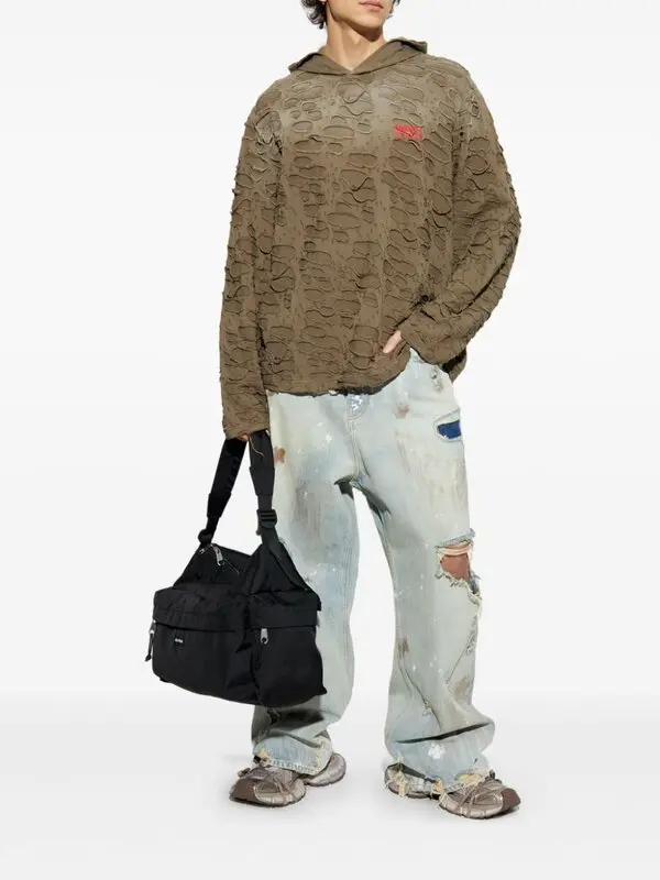DIESEL® T-crane-ls Hoodie - Neutrals
