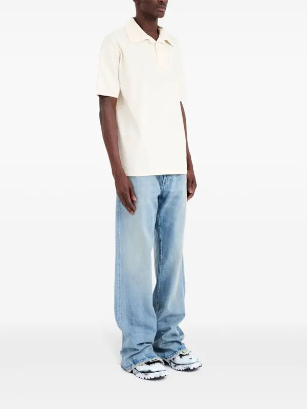 MAISON MARGIELA Logo-print Polo Shirt