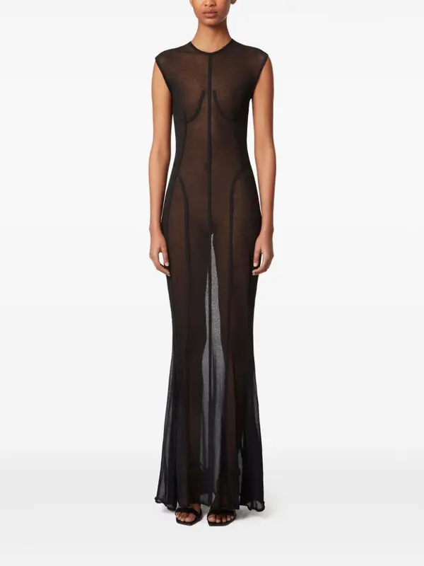 Nina Ricci Sheer Maxi Dress