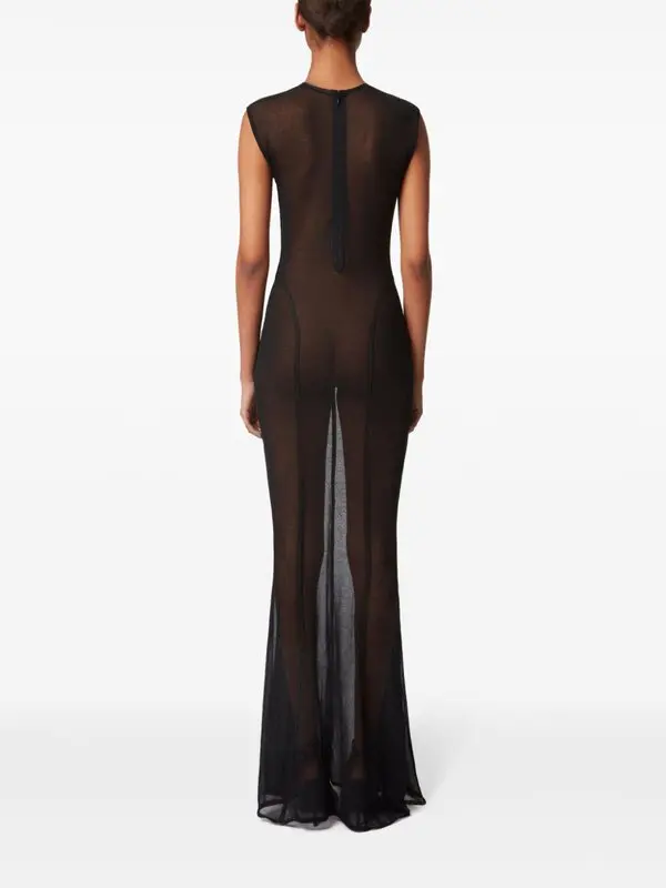 Nina Ricci Sheer Maxi Dress