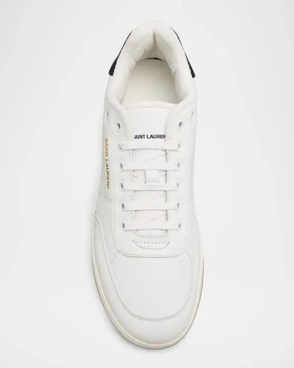 Saint Laurent Sl/61 Leather Low-top Sneakers