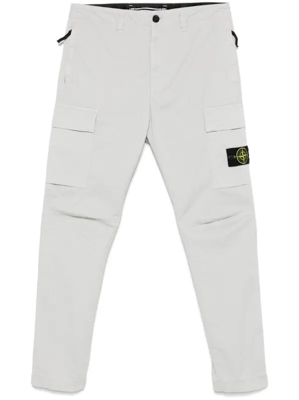 Stone Island Compass-badge Cargo Trousers - Grey