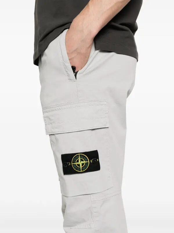 Stone Island Compass-badge Cargo Trousers - Grey
