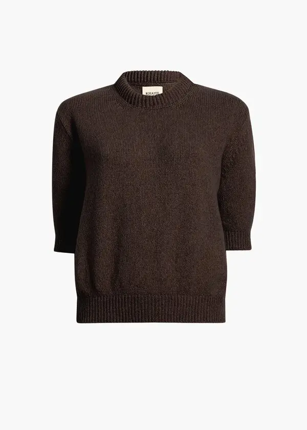Khaite Davin Pullover - Coffee