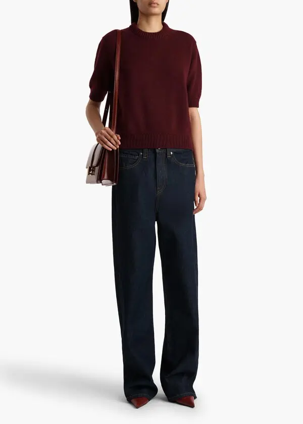 Khaite Davin Pullover - Eggplant