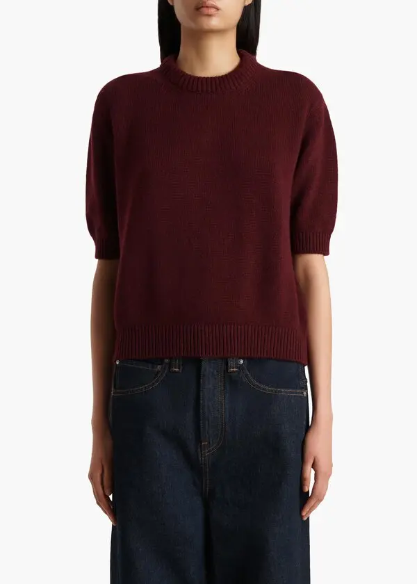 Khaite Davin Pullover - Eggplant
