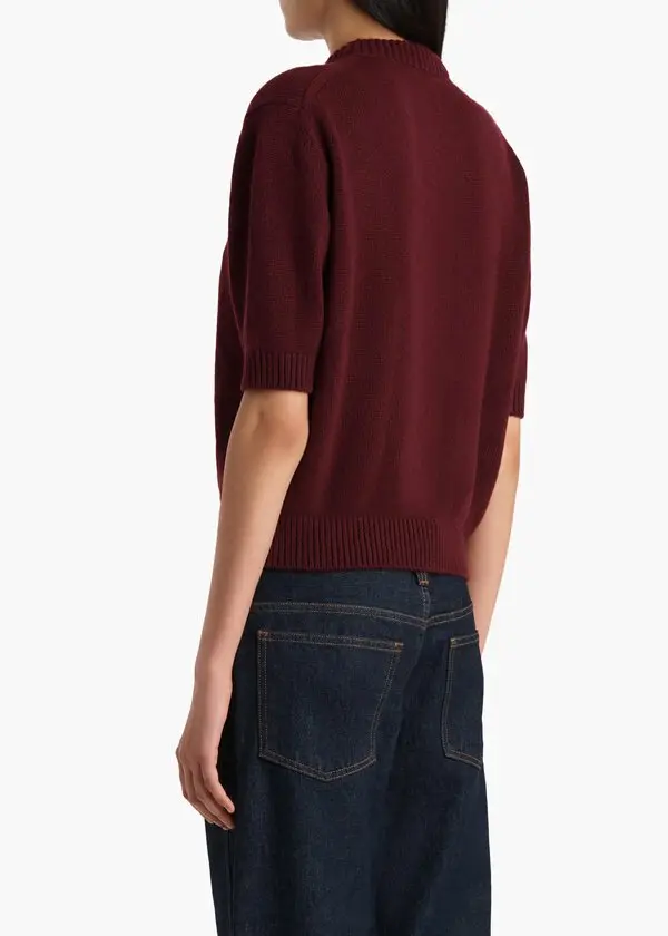 Khaite Davin Pullover - Eggplant