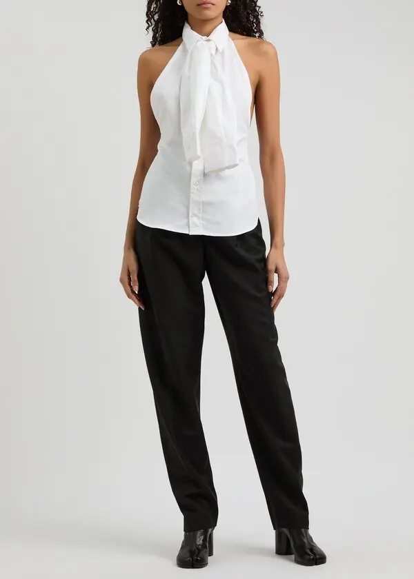 BETTTER Kennedy Open-back Cotton Shirt