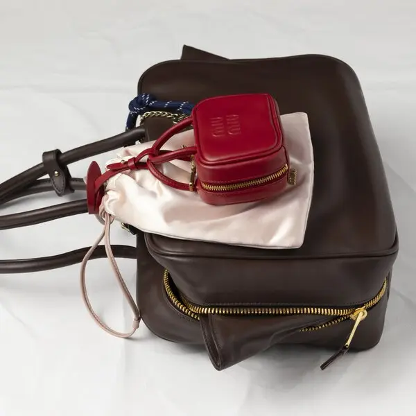 Miu Miu Leather Trick - Red | Editorialist