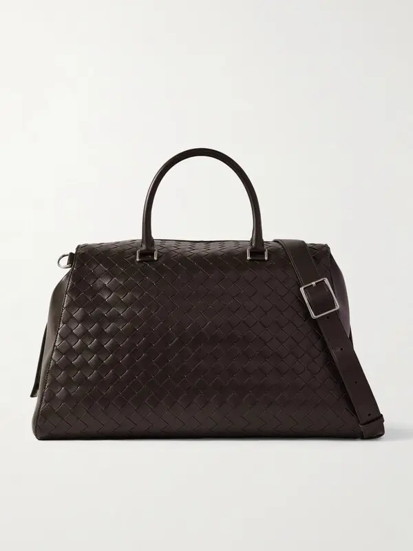 Bottega Veneta Intrecciato Leather Duffle Bag