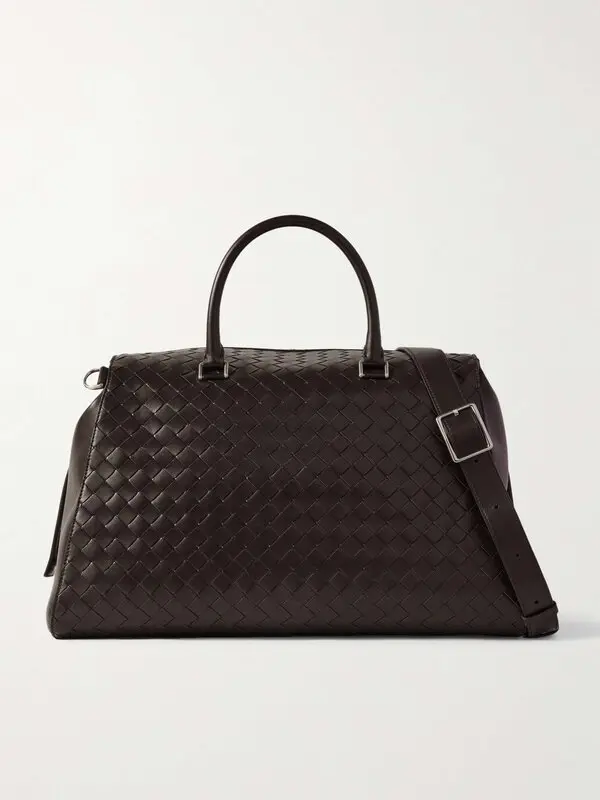 Bottega Veneta Intrecciato Leather Duffle Bag