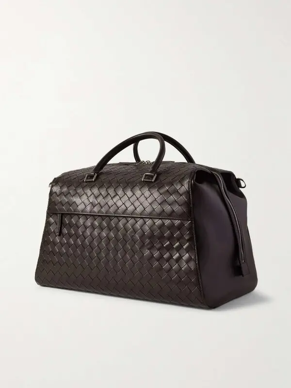 Bottega Veneta Intrecciato Leather Duffle Bag