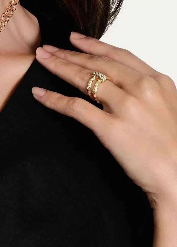 ANABEL ARAM JEWELRY Enchanted Forest Double Ring