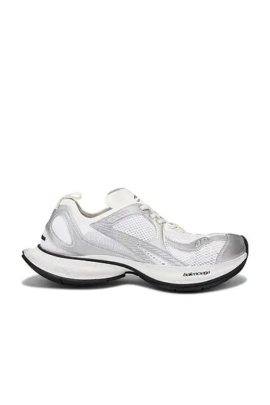 Balenciaga Circuit Sneaker - White & Silver