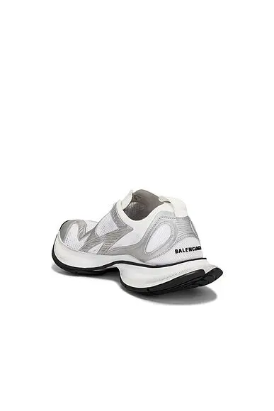 Balenciaga Circuit Sneaker - White & Silver