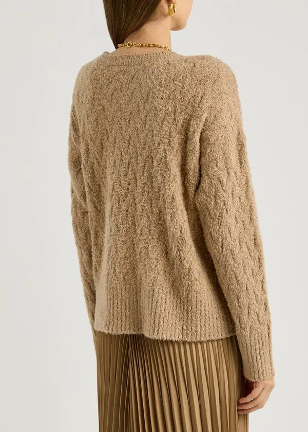 Eileen Fisher Cable-knit Brushed Cotton Jumper