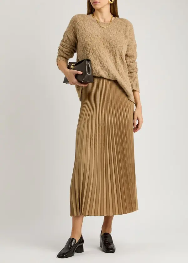 Eileen Fisher Cable-knit Brushed Cotton Jumper