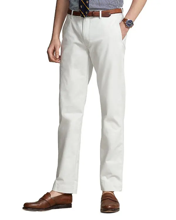 Polo Ralph Lauren Straight Fit Chino Pants - White