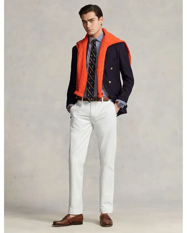Polo Ralph Lauren Straight Fit Chino Pants - White
