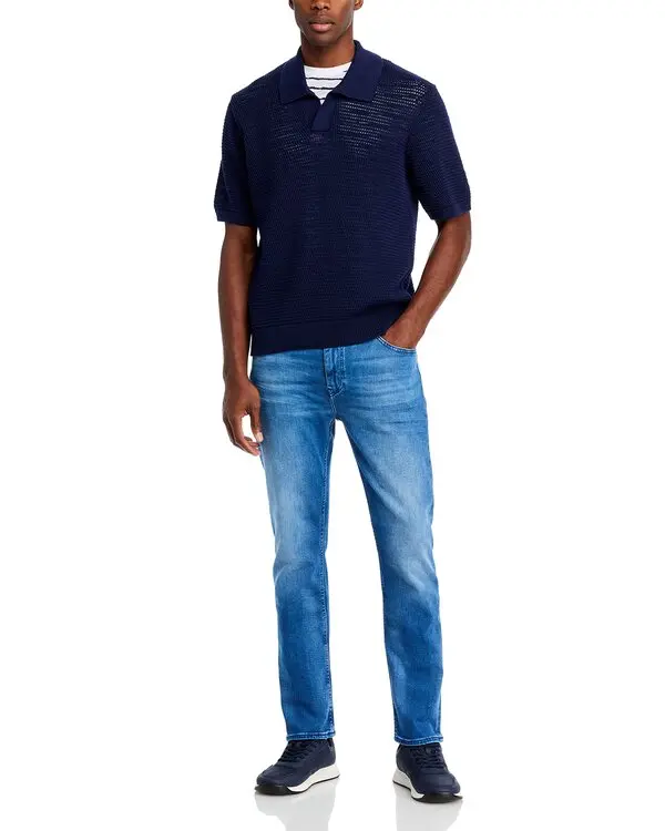 BOSS Delaware Slim Fit Jeans - Medium Blue