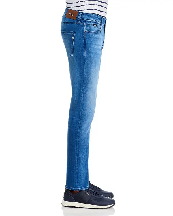 BOSS Delaware Slim Fit Jeans - Medium Blue