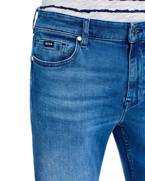 BOSS Delaware Slim Fit Jeans - Medium Blue