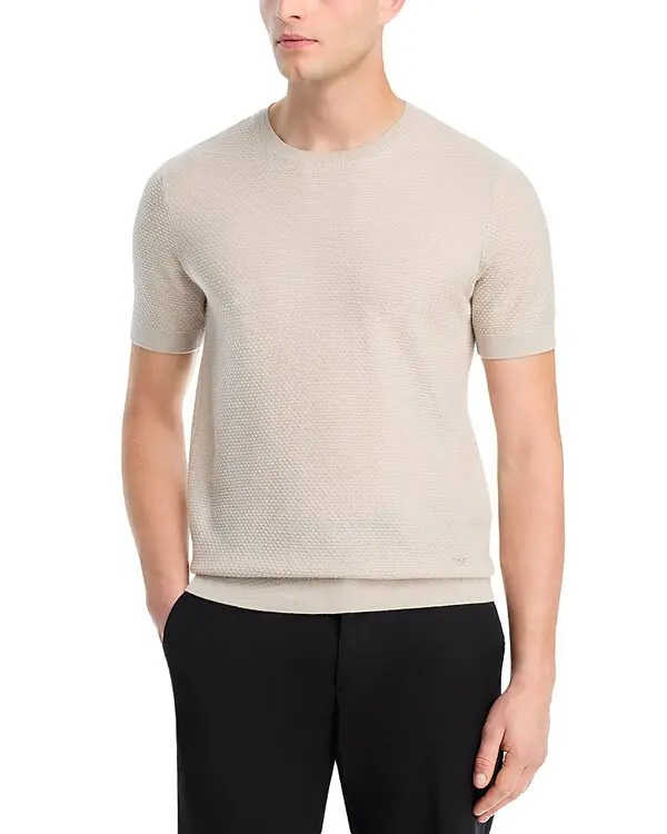 Emporio Armani Wool Jacquard Tee