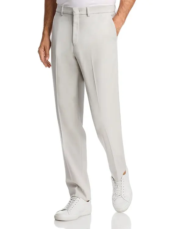 Vince Stretch Wool Slim Fit Suit Pants - Stone
