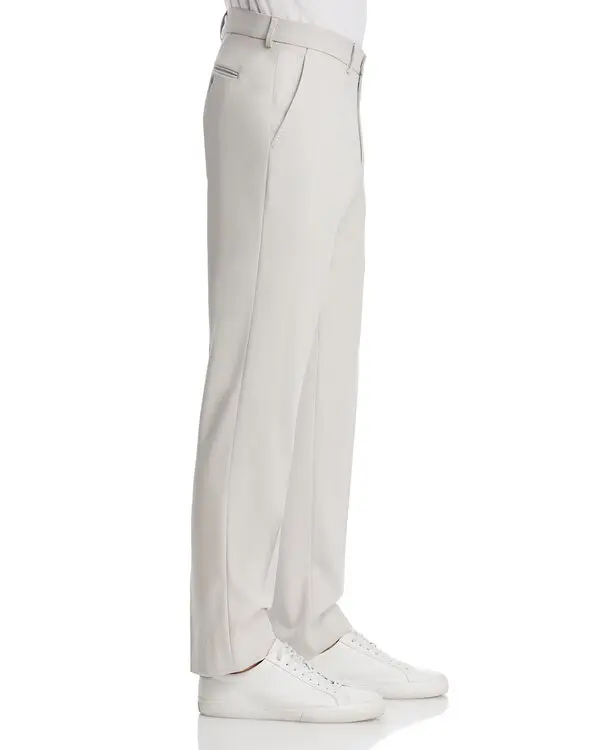 Vince Stretch Wool Slim Fit Suit Pants - Stone