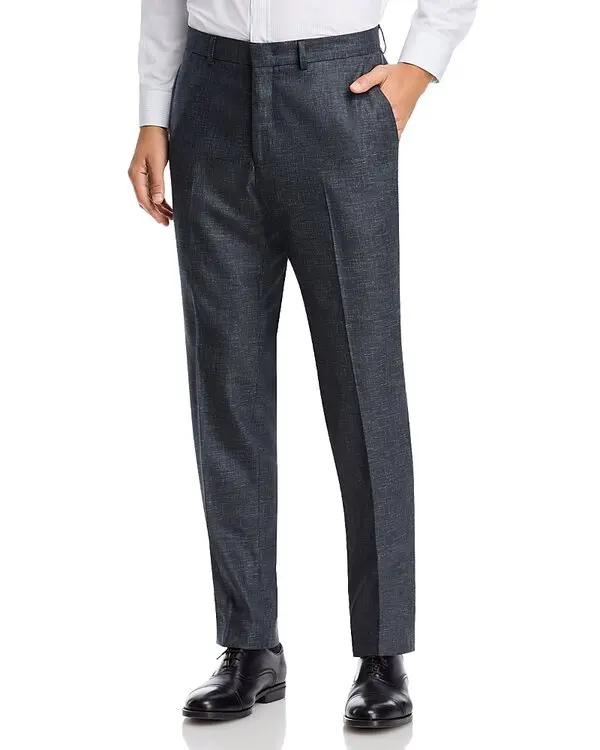 Vince Melange Solid Slim Fit Suit Pants - Grey