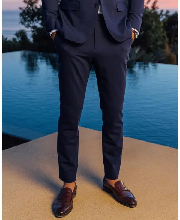Mizzen+main Fresco Suit Pant - Navy
