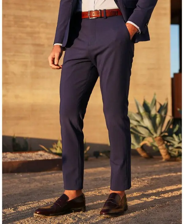 Mizzen+main Fresco Suit Pant - Navy