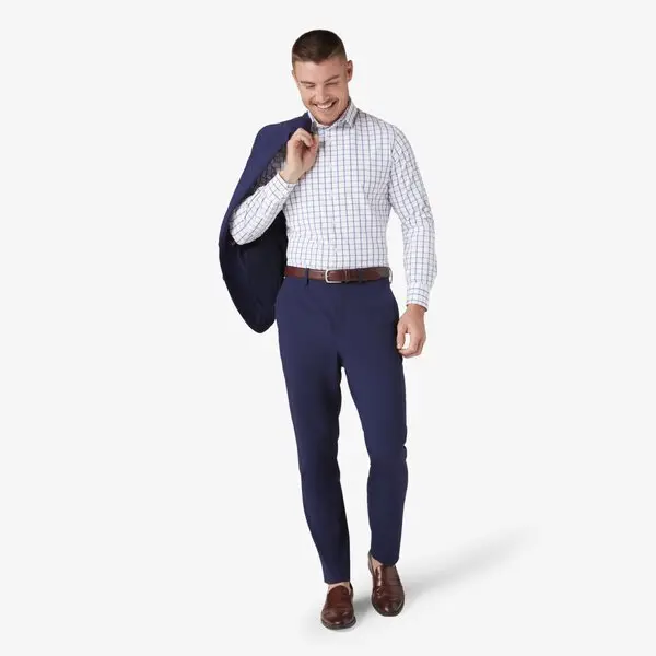 Mizzen+main Fresco Suit Pant - Navy